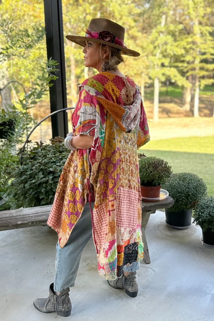 Kantha Sunrise Kimono JG-101 – Jaded Gypsy Wholesale